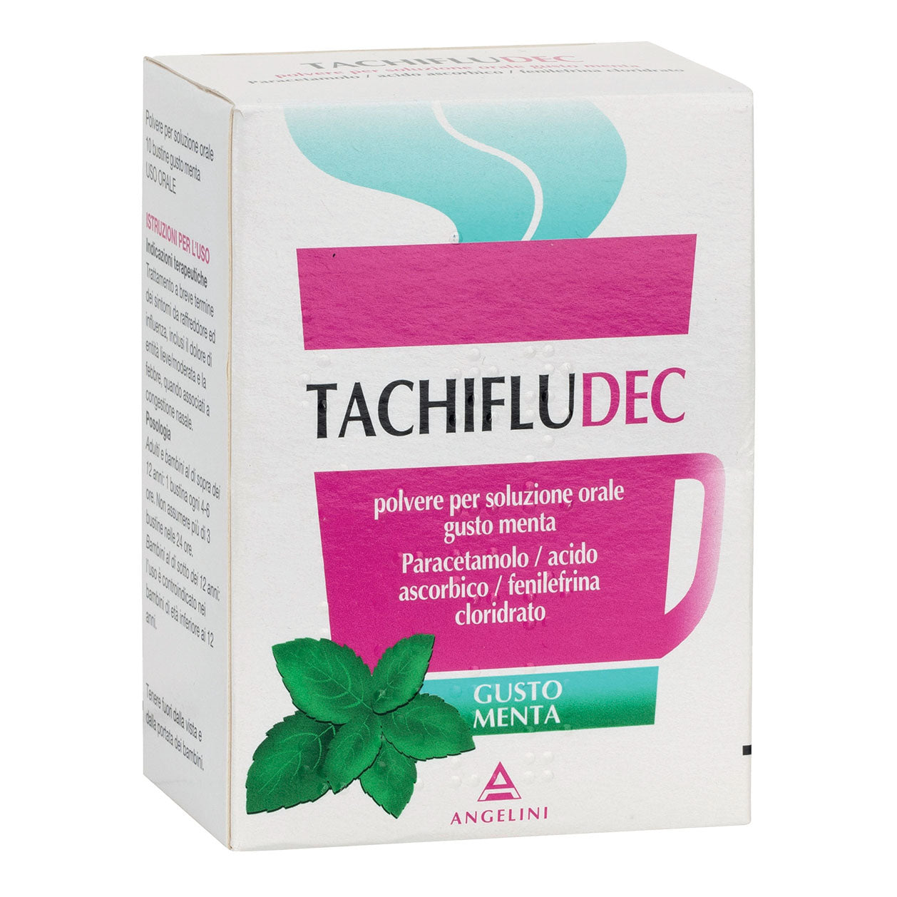 Tachifludec 10 Bustine Menta | Paracetamolo, Vitamina C e ...