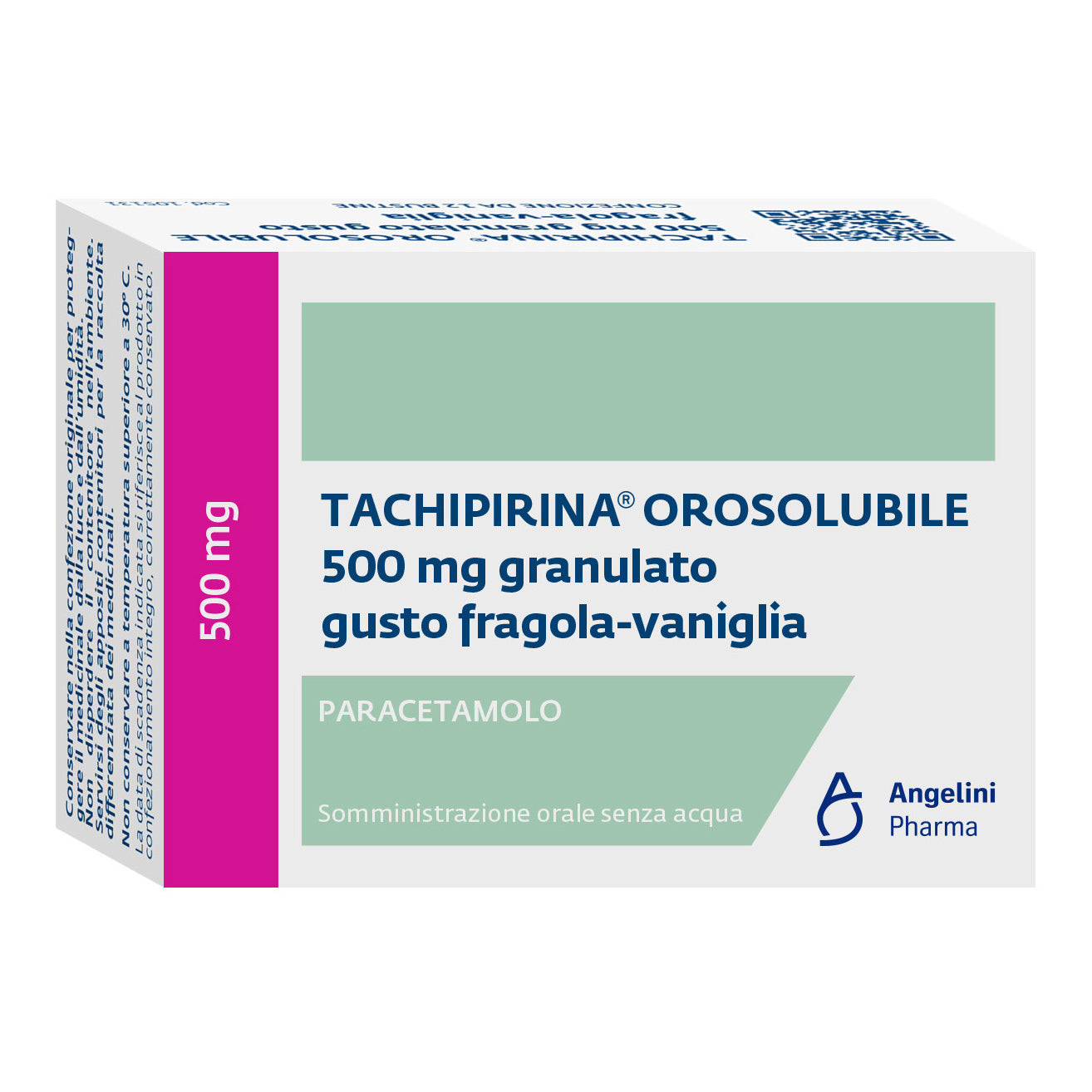 Tachipirina Orosolubile 500mg 12 Bustine | Paracetamolo Senza Acqua