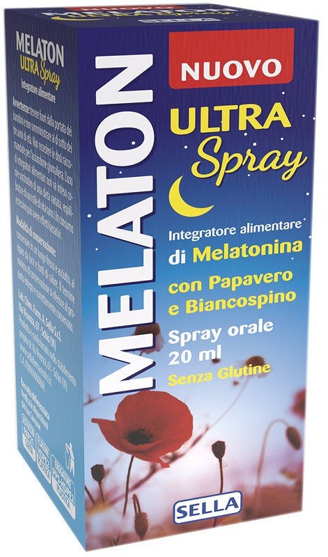 Melaton Ultra Spray Melatonina 20ml - Sella – Farmacie Vigorito