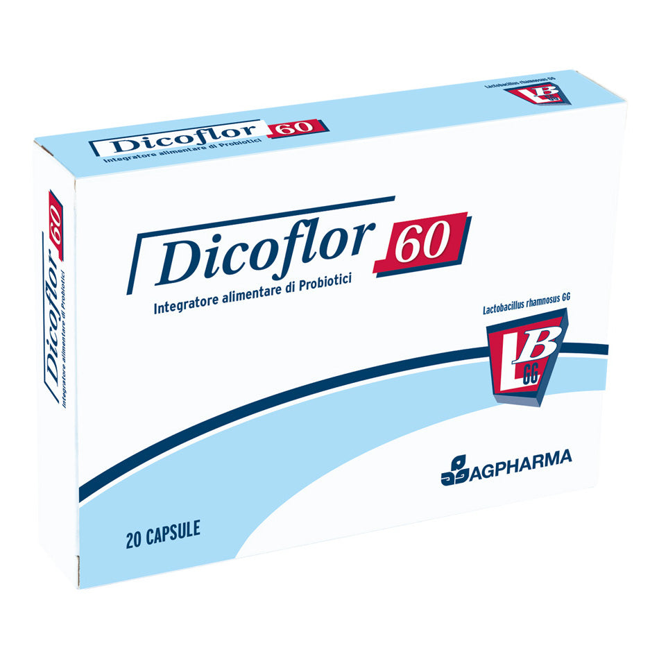Dicoflor 60 Integratore Alimentare Di Probiotici 20 Capsule – Farmacie ...