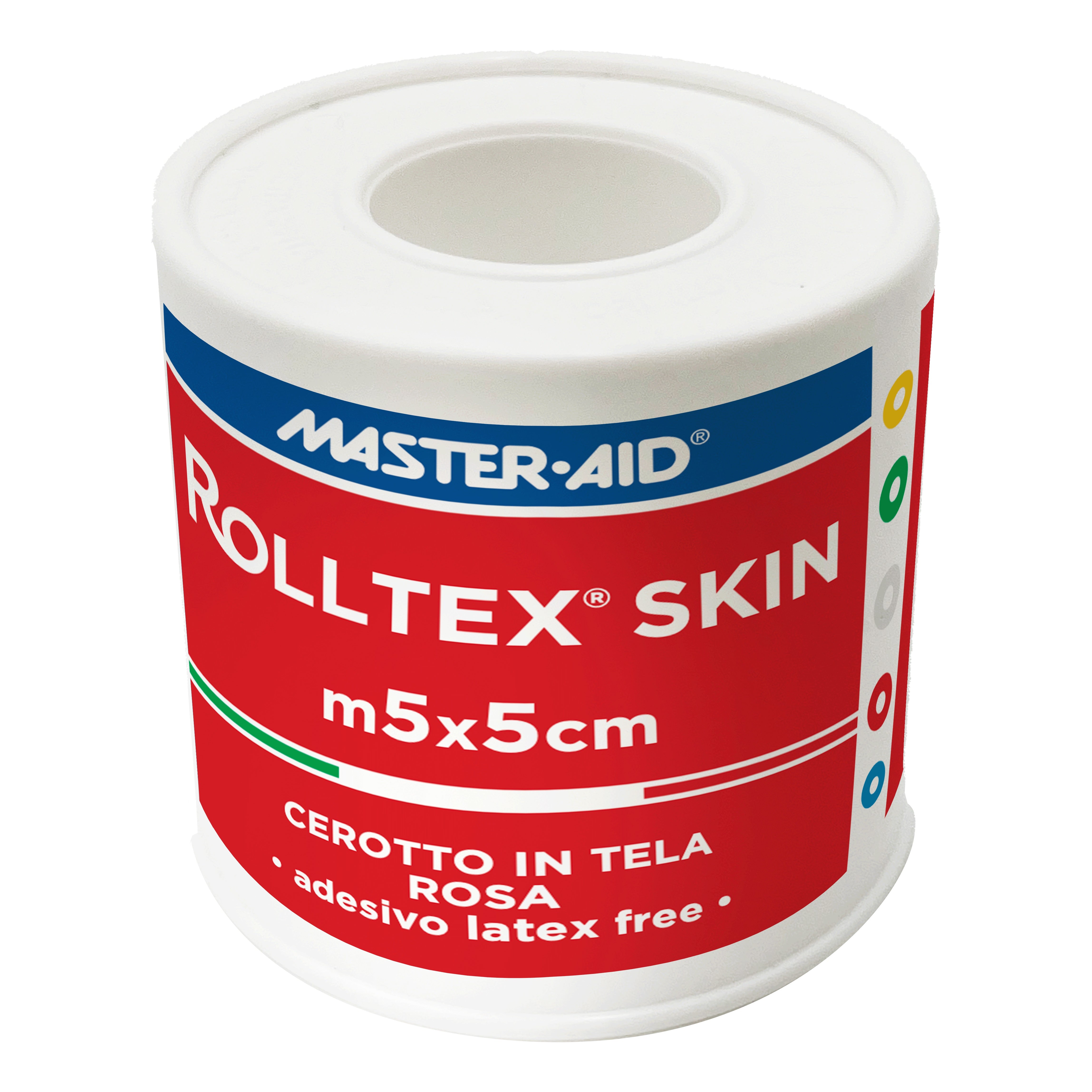 Master Aid Rolltex Skin Cerotto Su Rocchetto Tela Rosa 5mt X 5cm ...
