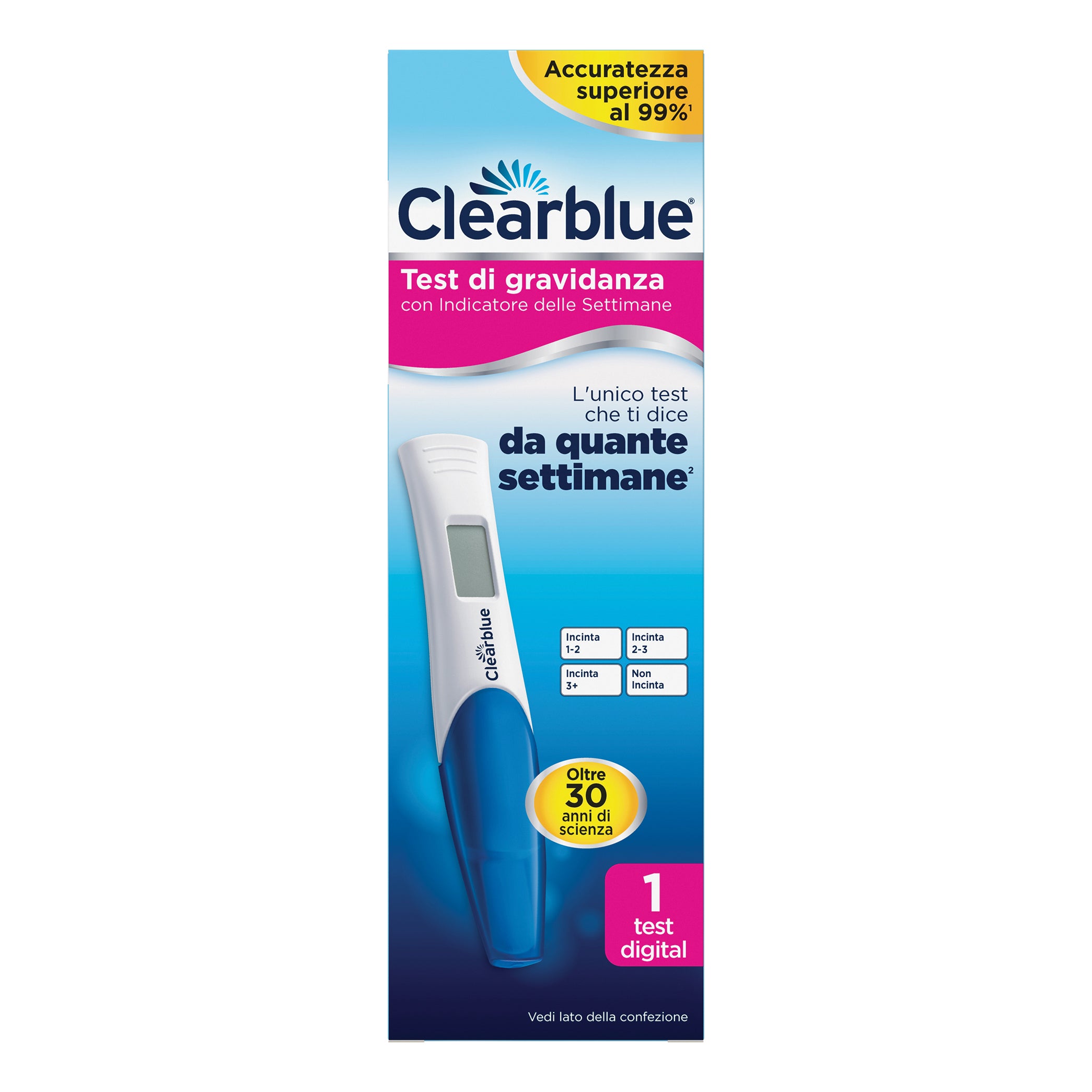 Clearblue Digital Conception Test Gravidanza Indicatore Settimane ...