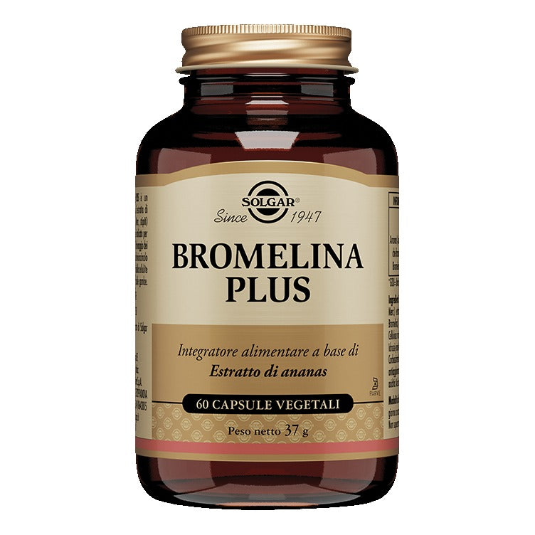 Solgar Bromelina Plus 60 Capsule Vegetali – Farmacie Vigorito