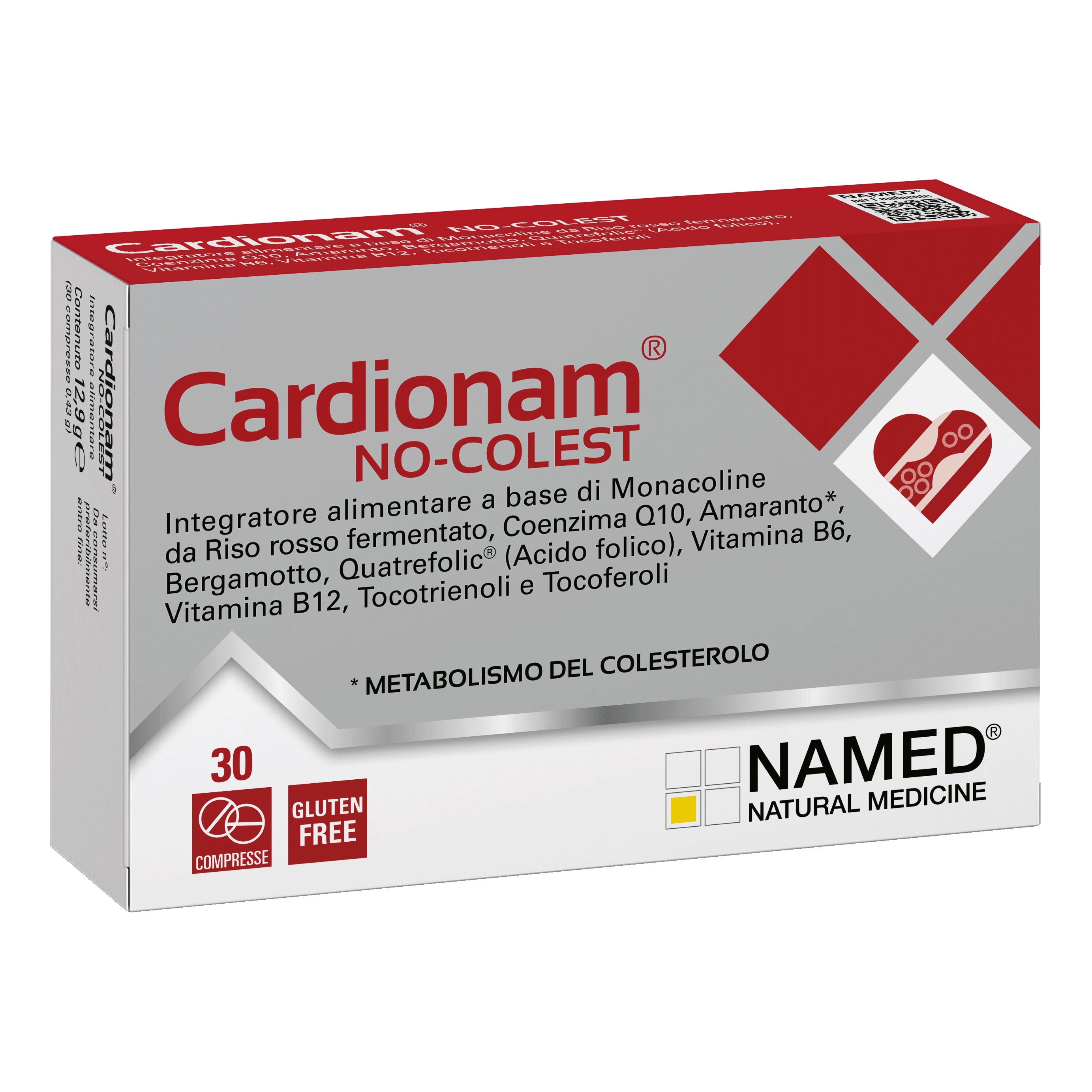 Cardionam No-Colest 30 Compresse – Farmacie Vigorito