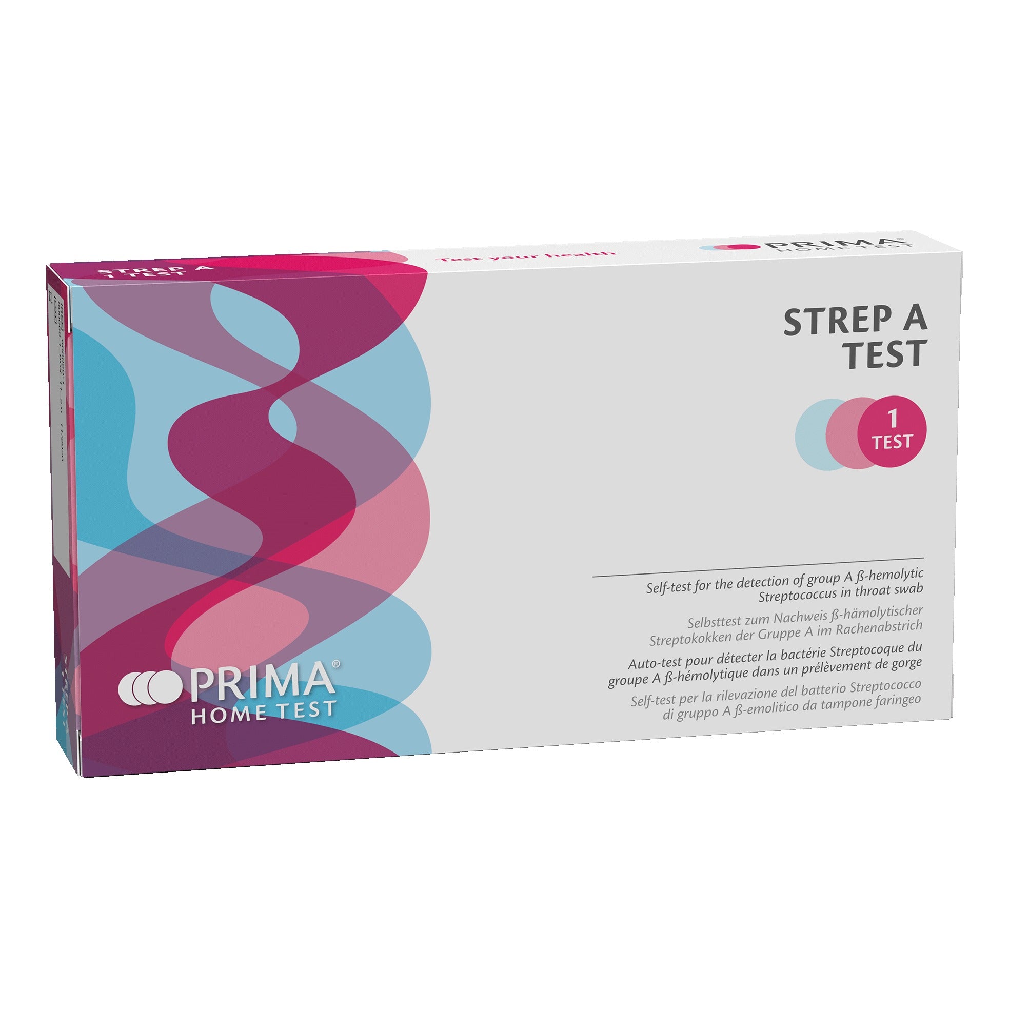 Prima Home Strep A Test Test Autodiagnostico Per La Rilevazione Dello ...