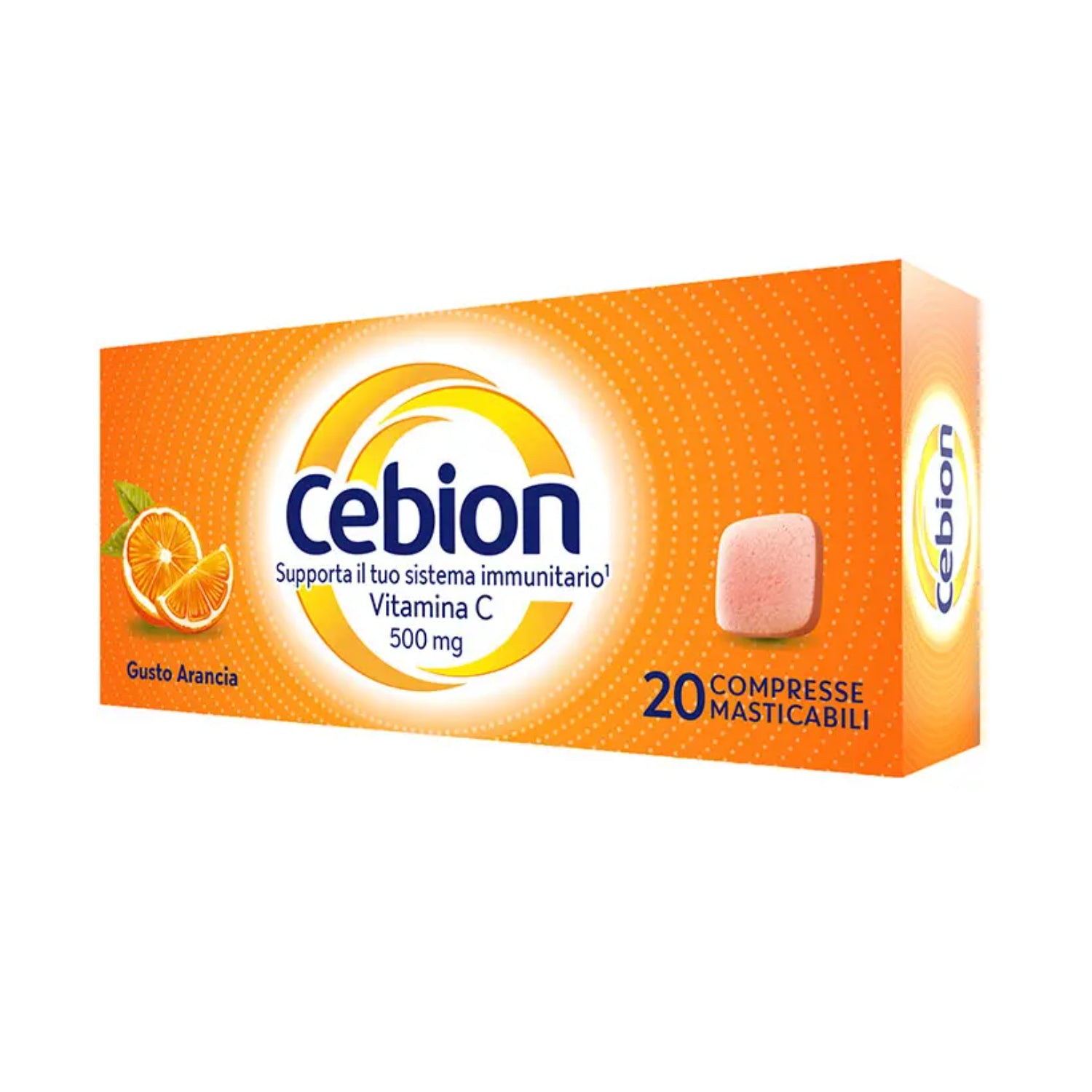 Cebion Vitamina C Arancia | 20 Compresse Masticabili – Farmacie Vigorito