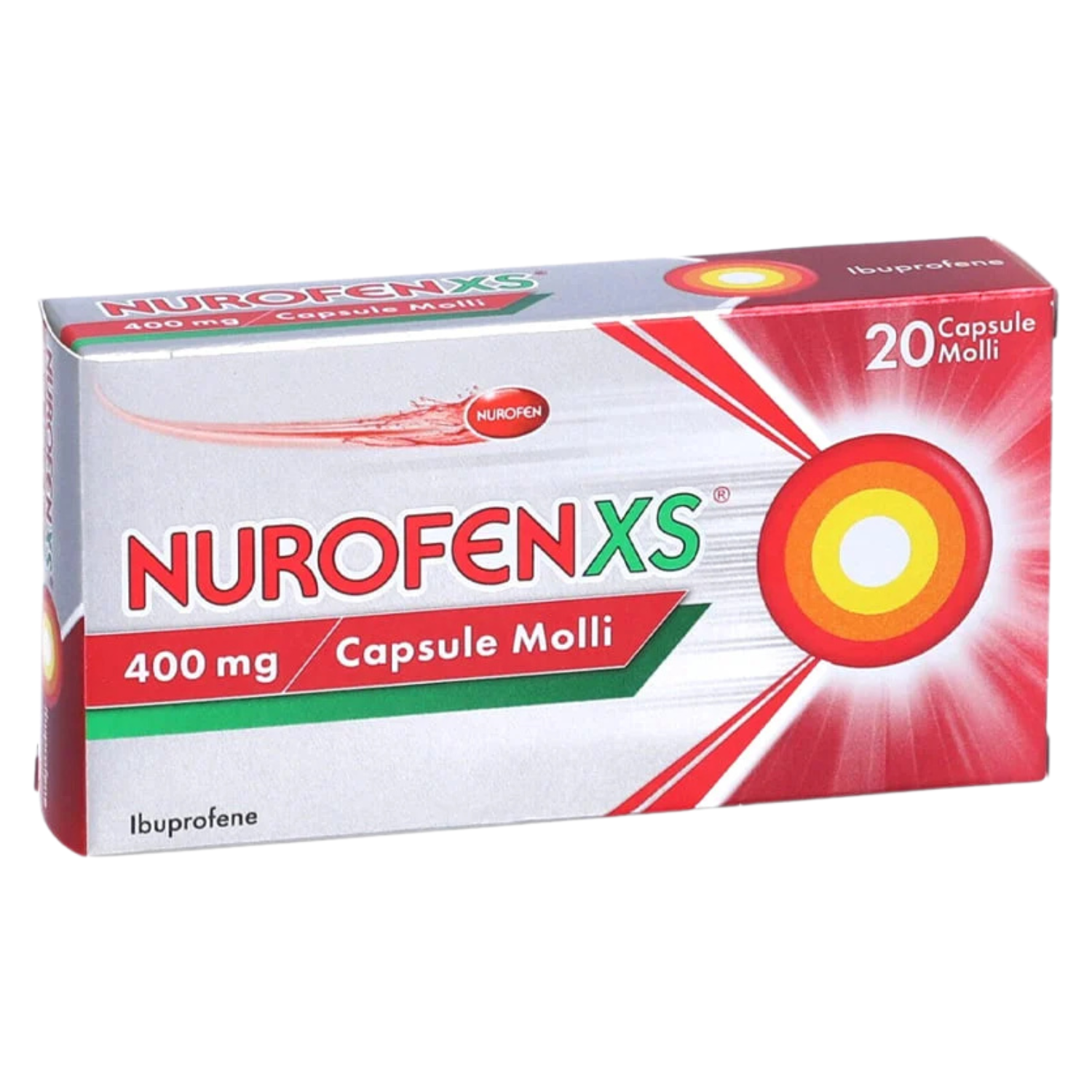 NurofenXS 400mg Extra Rapido | 20 Capsule Molli | Farmacie Vigorito