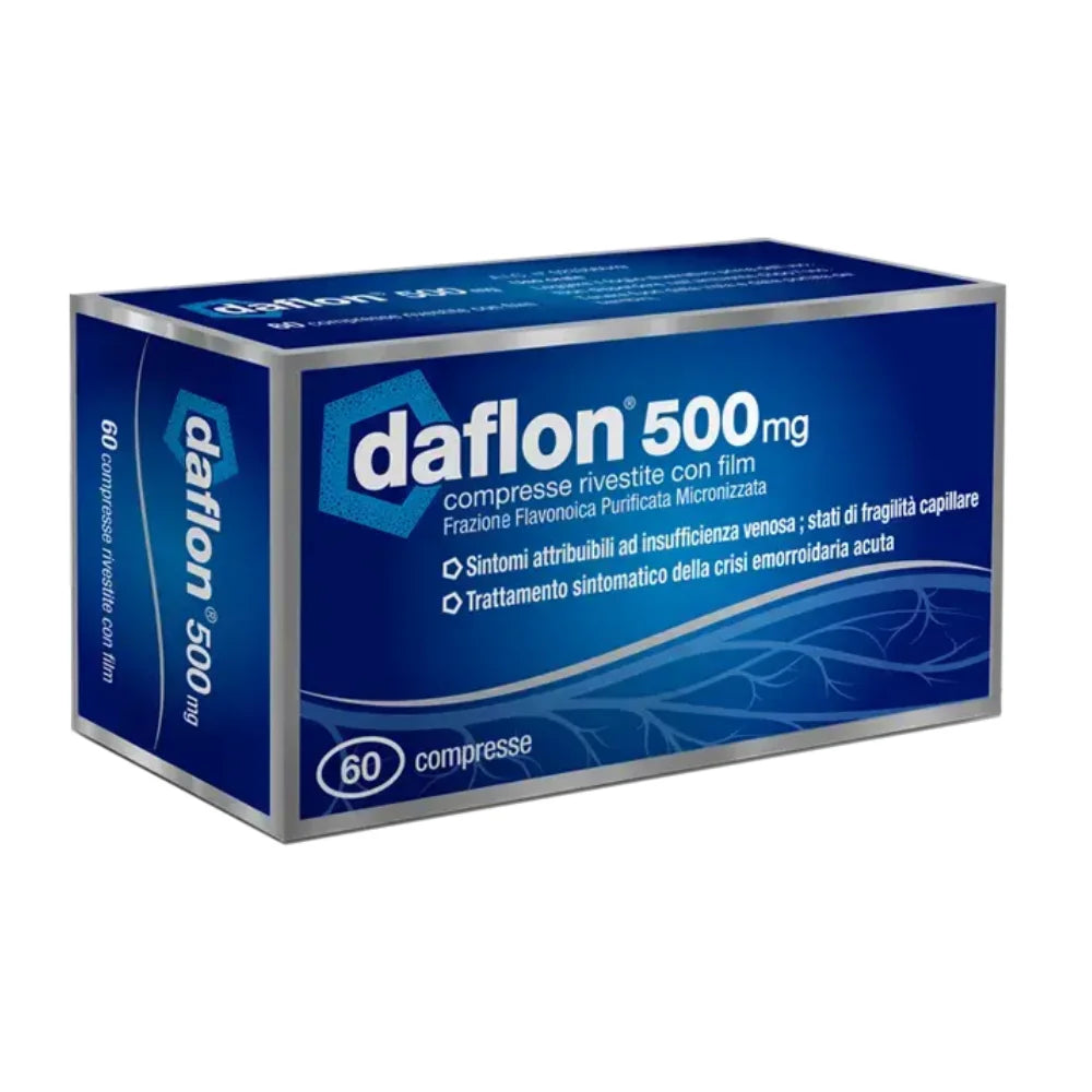 Daflon 500mg Compresse Vasoprotettore e Venotonico | 60 Compresse