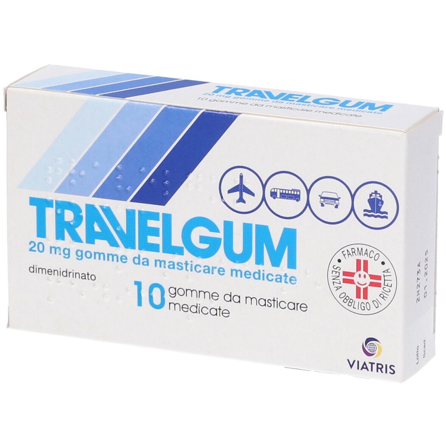 Mal di Viaggio | Travelgum Gomme Masticabili Cinetosi | 10 Gomme ...